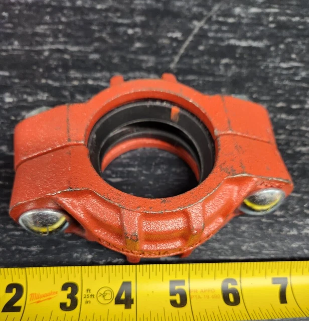 2& VICTAULIC FIRELOCK Flexible Grooved Coupling Style 77 Ductile Iron ...