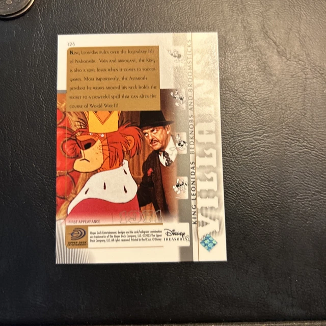 JB3A DISNEY TREASURES Heroes 2003 #128 King Leonidas, Bedknobs, And ...