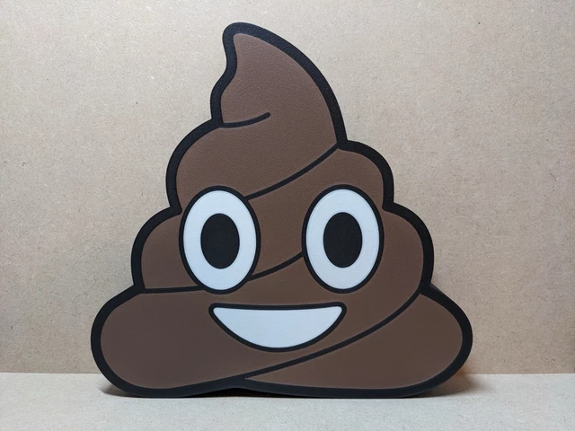 POOP EMOJI LED Lightbox - 3D Printed £21.51 - PicClick UK