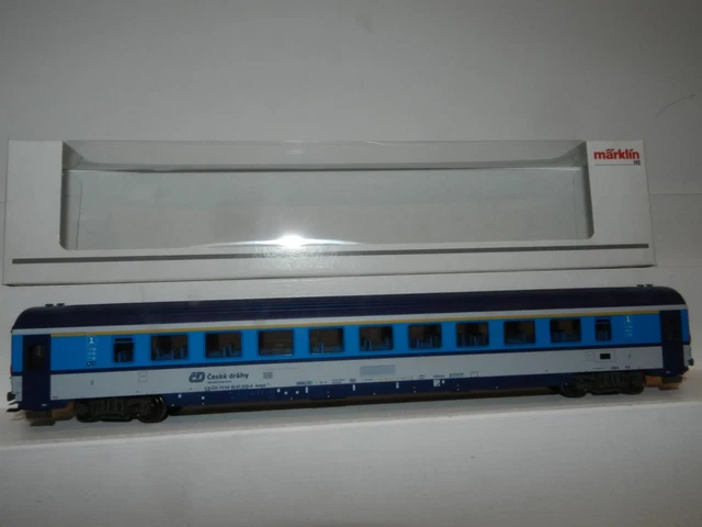 MÄRKLIN H0 43762 Reisezugwagen 1. Klasse der Ceske drahy in OVP ...