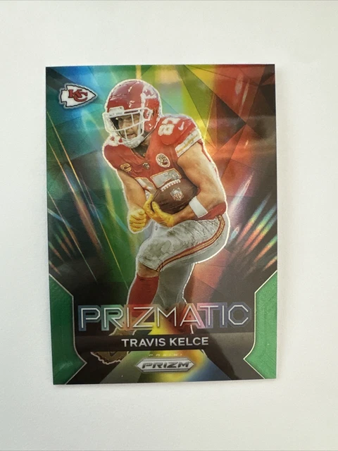 TRAVIS KELCE « Prizmatic » 2023 Panini Green Prizm #10 Kansas City ...