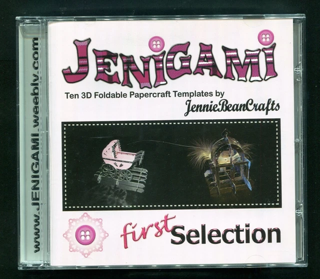 JENIGAMI - TEN 3D Foldable Papercraft Templates £9.99 - PicClick UK