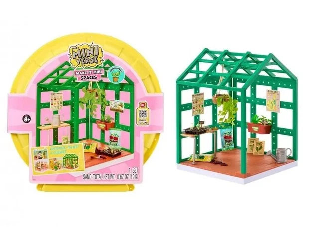 MGA'S MINIVERSE - Spaces Starter Pack Greenhouse MGA £33.00 - PicClick UK