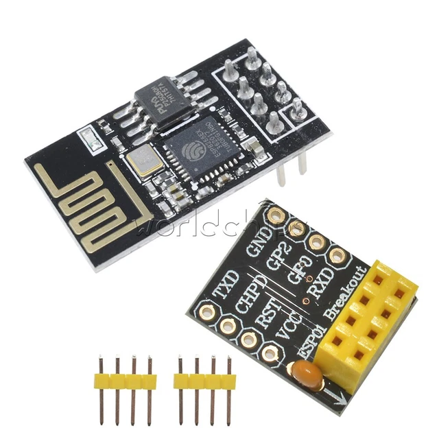 ESP8266 ESP-01S SERIAL WiFi Wireless Module ESP-01 PCB Adapter ...