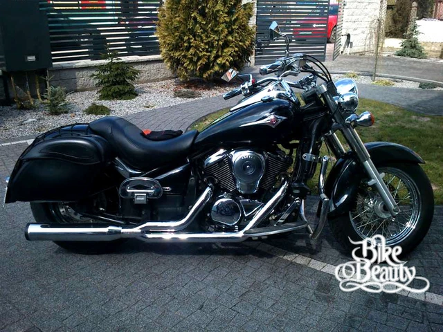 KAWASAKI VN900 VULCAN VN 900 Inox Moteur Barre Protection Crash Avec ...
