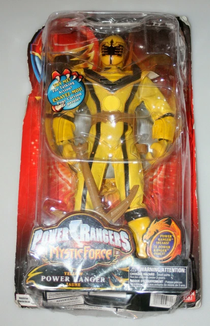 POWER RANGERS MYSTIC Force Talking Yellow Ranger 12" Action Figure Speaking $41.99 - PicClick CA