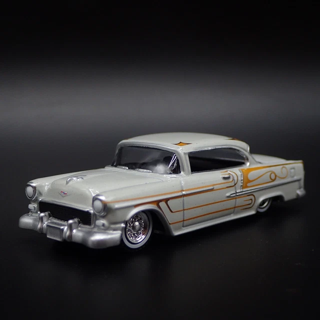 1955 55 CHEVY Chevrolet Bel Air Lowrider 1:64 Scale Diorama Diecast ...