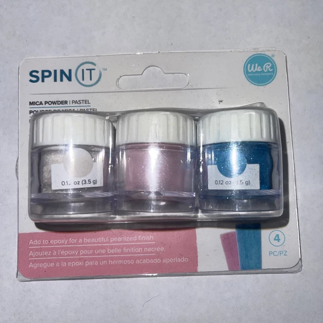 WE R MEMORY Keepers Spin It Mica Powder 3/Pkg-Pastel $13.98 - PicClick