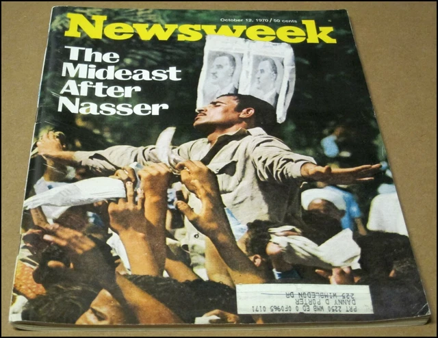 10/12/1970 NEWSWEEK MAGAZINE Death of Nasser Mary Cassatt Georgia O ...
