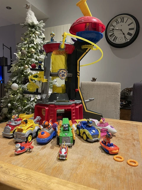 PAW PATROL MIGHTY Pups - Mighty Lookout Tower Plus Figures & Vehicles £ ...
