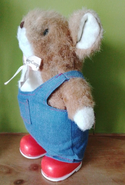 GORDON FRASER COUNTRY Companions Mouse in Red Boots & Dungarees Soft ...