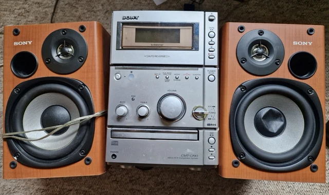 SONY MICRO/MINI/SHELF Stereo Hi-Fi System Model No CMT-CPX1 CD & Tape ...