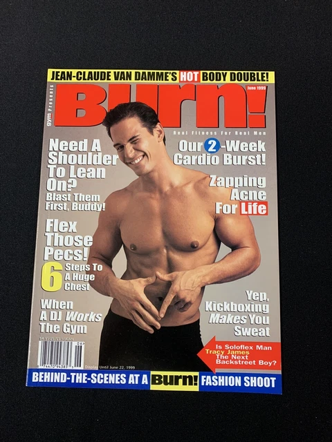 VINTAGE BURN! MAGAZINE bodybuilding muscle fitness June 1999 $9.32 ...