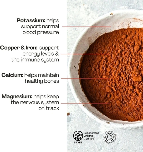 2X FOOD THOUGHTS Organic Cocoa Powder Dairy Free Gluten Free Nut Free ...