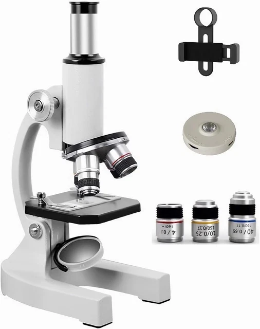 MICROSCOPE FOR STUDENTS and Adults-200-4000X Magnification Powerful ...