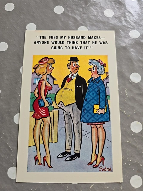 VINTAGE SAUCY SEASIDE Comic Postcard Sunny Pedro Series No 114 By Pedro ...