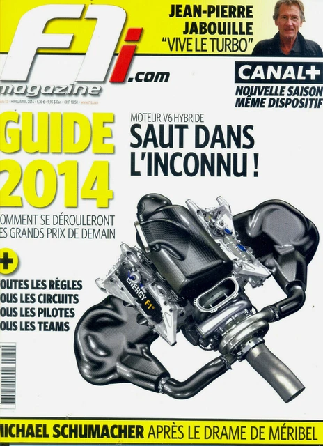 FORMULA 1 MAGAZINE GUIDE F1 2014_MICHAEL SCHUMACHER_JP JABOUILLE 03/ ...