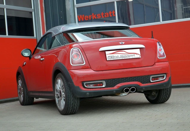 FRIEDRICH MOTORSPORT 70MM Scarico Sportivo per Mini R56 COOPER S R58 ...
