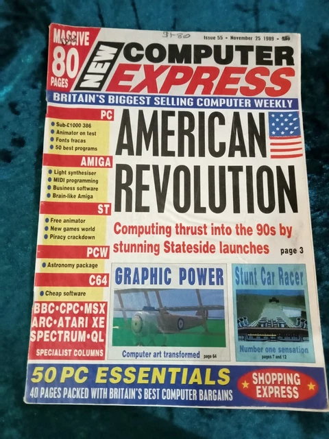VINTAGE 1989 : New Computer Express Magazine : 25 : November : 1989 ...