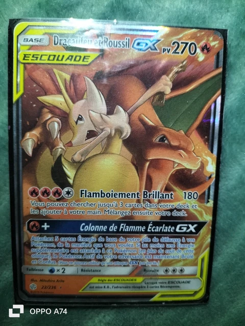 CARTE POKEMON DRACAUFEU et roussil gx 22/236 pca 8 EUR 12,92 - PicClick FR