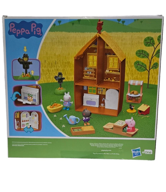 PEPPA PIG FARM House Fun Hasbro 14 piece Great Christmas present FREE ...