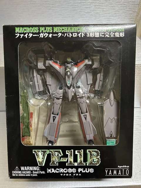MODELLINO YAMATO MACROSS Plus VF-11B Variable Fighter mai aperto G47564 EUR 138,37 - PicClick IT