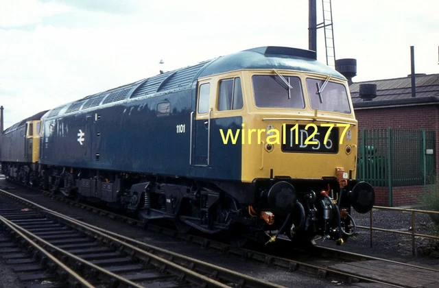 6X4 COLOUR RAILWAY photograph Class 47 1101 at Crewe Works £1.00 ...