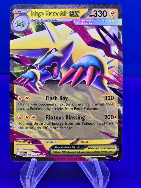 2025 POKÉMON MEGA Manectric EX Pokemon TCG Mega Evolution Double Rare ...