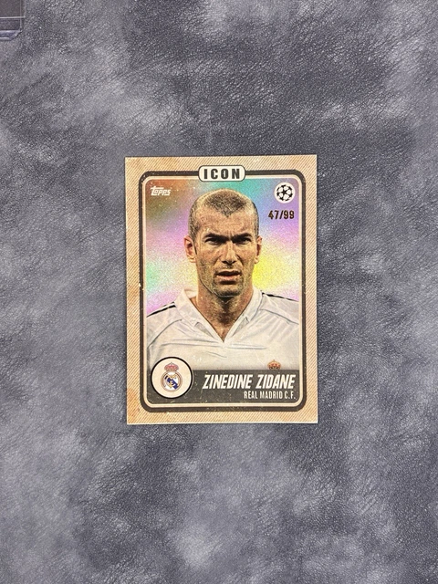 JAMAL MUSIALA PLATINUM Curated Set - Zinedine Zidane Icon Card /99 EUR ...