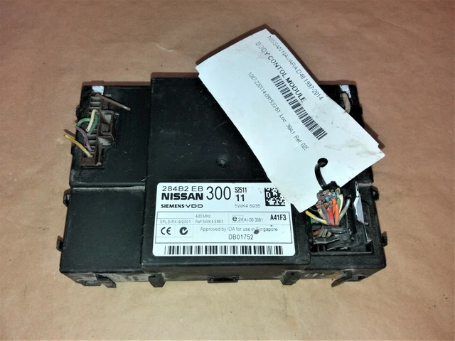 NISSAN NAVARA D40 04-10 Bcm Body Control Module 284B2Eb300 £35.94 ...