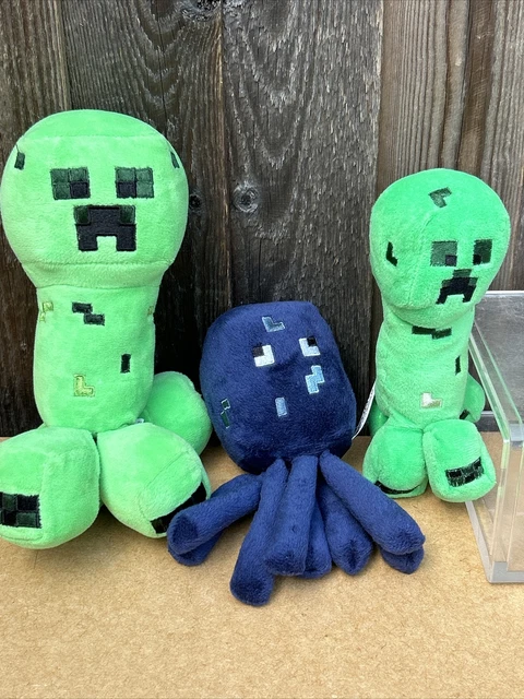 MINECRAFT MOJANG CREEPER And Squid soft Plush Toy Bundle. £9.49 ...