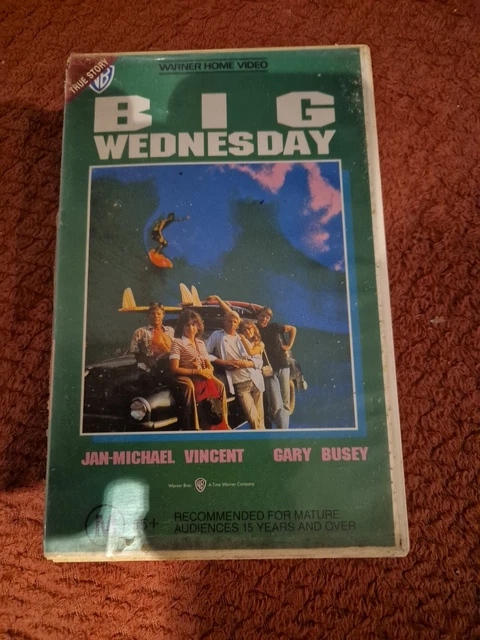 BIG WEDNESDAY - Original Warner Bros Home Video - Ex Rental - Vhs Video ...