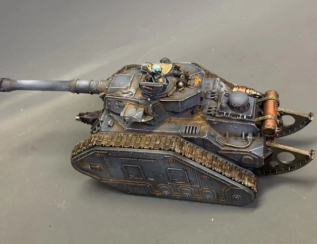 DEATH KORPS OF Krieg Mars Alpha Pattern Leman Russ Demolisher Warhammer ...