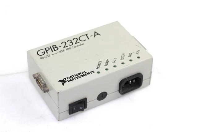 NATIONAL INSTRUMENTS GPIB-232CT-A RS-232 to IEEE 488 Controller 181930G-01 £343.26 - PicClick UK