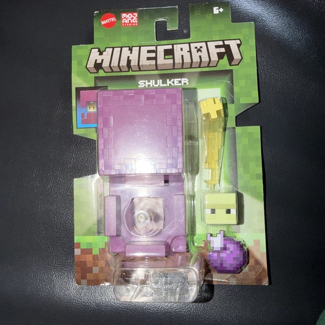 MATTEL MINECRAFT SHULKER Figura De Acción 3.25" Azul Con Accesorios EUR ...
