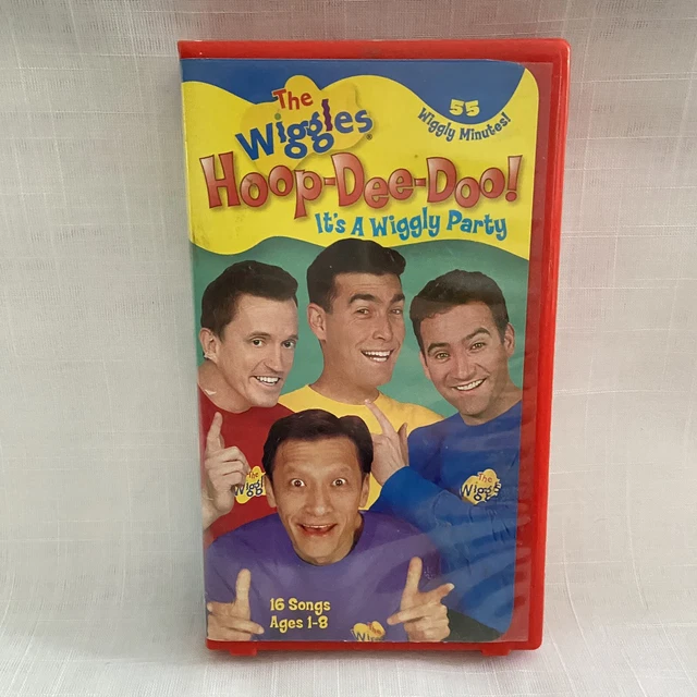 The Wiggles Hoop Dee Doo Its A Wiggly Party Vhs Video Tape Hit 16 8458