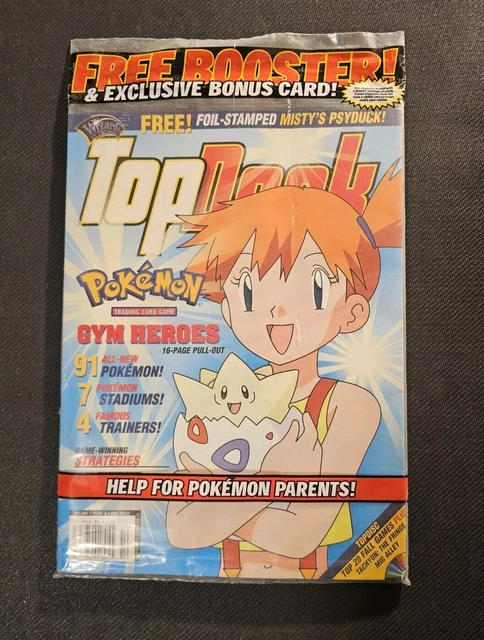 POKÉMON TOP DECK Magazine Vol 2. Issue 9 MTG SEPTEMBER 2000 (SEALED ...