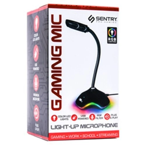 SENTRY GAMING RGB Desktop USB Microphone Best Sound Quality Voice ...