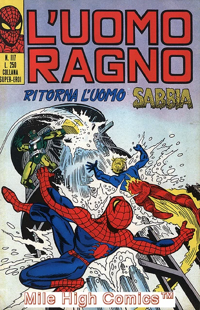 SPIDER-MAN ITALIAN (L'UOMO RAGNO) (1970 Series) #117 Very Fine Comics ...
