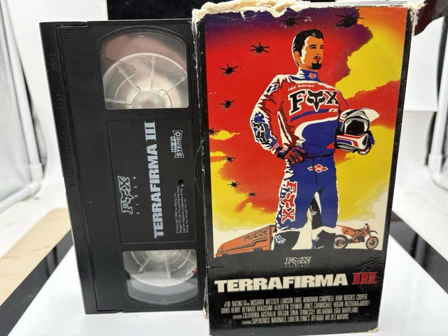TERRAFIRMA III VHS Fox Racing Dirt Bike Motocross Jeremy McGrath ...
