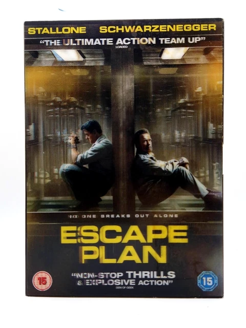ESCAPE PLAN - DVD - Sylvester Stallone / Arnold Schwarzenegger - Free ...