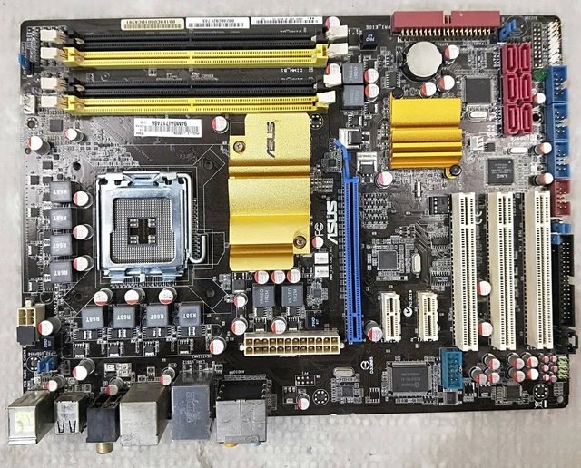 [USED PART] BIOS check only, ASUS P5QL-E motherboard with IO panel ...