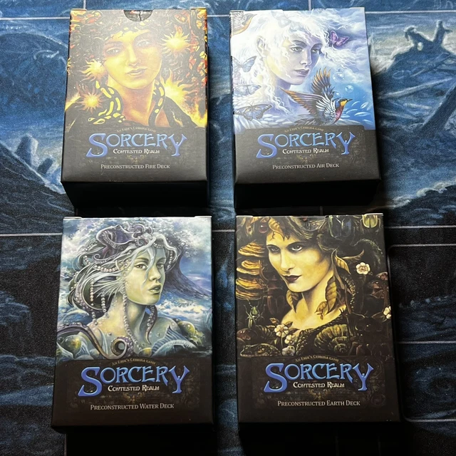 SORCERY CONTESTED REALM Alpha Precon Decks Cards Collection Lot £21.00 ...
