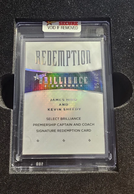 2024 SELECT BRILLANCE Dual Signature - James Hird & Kevin Sheedy #21/50 ...