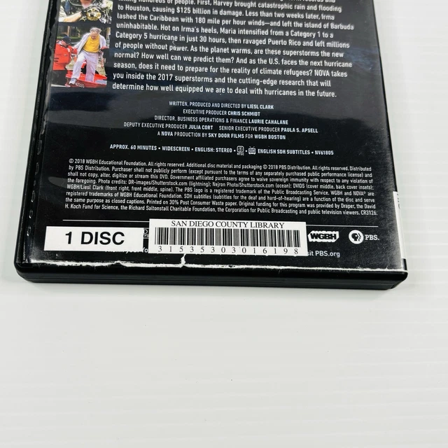 NOVA RISE OF The Superstorms DVD PBS Region 1 NTSC Ex Library Tracked ...