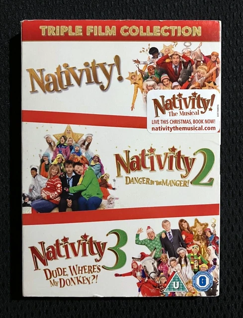 NATIVITY! TRIPLE FILM Collection 1, 2 & 3 Xmas British Comedy BRAND NEW ...