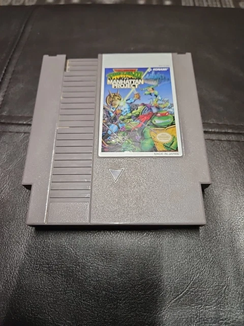 TEENAGE MUTANT NINJA Turtles III 3 The Manhattan Project (Nintendo NES ...