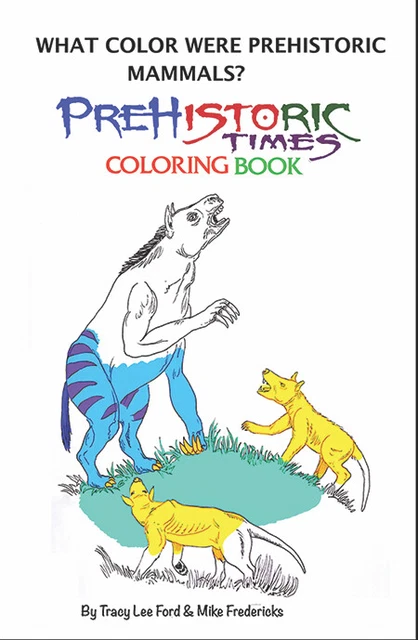 WHAT COLOR WERE Prehistoric Mammals Prehistoric Times Coloring Book NEW ...