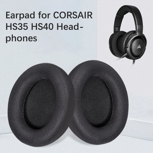 EARPAD FOR CORSAIR HS35 HS40 Headphones Soft Sponge Cover Replacements ...