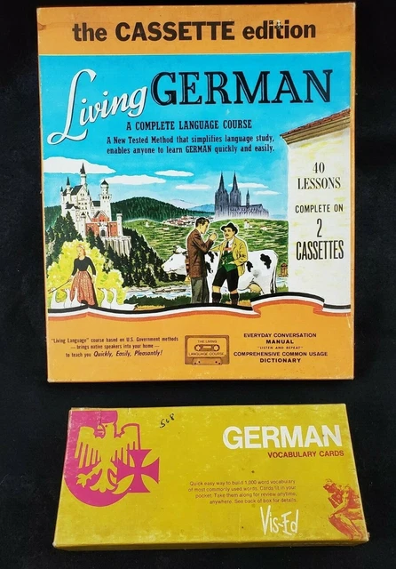 LIVING GERMAN A Complete Language The Cassette Edition + German ...